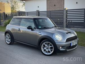Grey MINI cooper-s 2008 in Jelgava, with an engine capacity of 1.60 L and mileage of 169 thousand km for 5950 €, photo 7 on AUTOMOTO.COM.LV