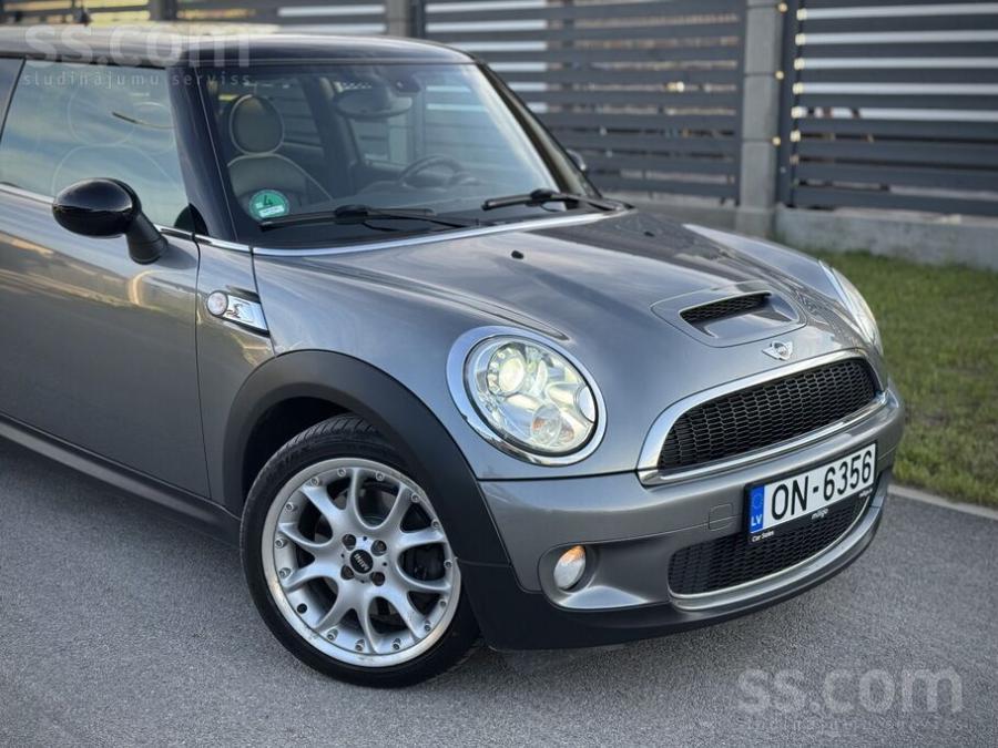 Grey MINI cooper-s 2008 in Jelgava, with an engine capacity of 1.60 L and mileage of 169 thousand km for 5950 €, photo 8 on AUTOMOTO.COM.LV