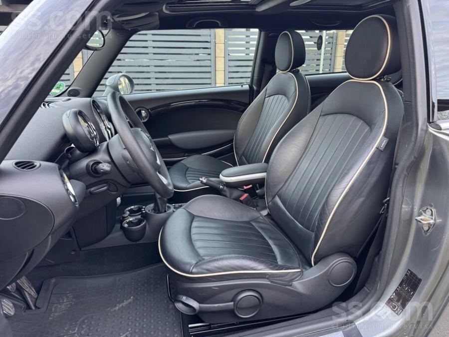 Grey MINI cooper-s 2008 in Jelgava, with an engine capacity of 1.60 L and mileage of 169 thousand km for 5950 €, photo 12 on AUTOMOTO.COM.LV