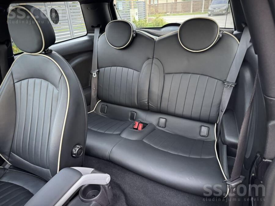 Grey MINI cooper-s 2008 in Jelgava, with an engine capacity of 1.60 L and mileage of 169 thousand km for 5950 €, photo 13 on AUTOMOTO.COM.LV