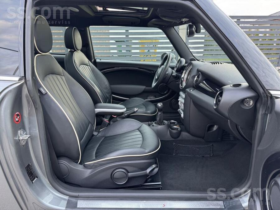 Grey MINI cooper-s 2008 in Jelgava, with an engine capacity of 1.60 L and mileage of 169 thousand km for 5950 €, photo 15 on AUTOMOTO.COM.LV