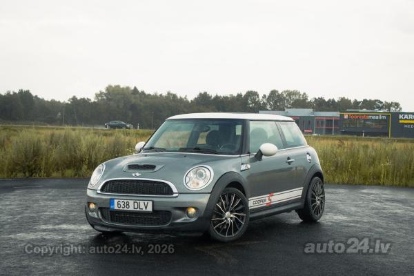 Grey MINI cooper-s 2009 in Tallinn, with an engine capacity of 1.60 L and mileage of 186 thousand km for 6700 €, photo 1 on AUTOMOTO.COM.LV