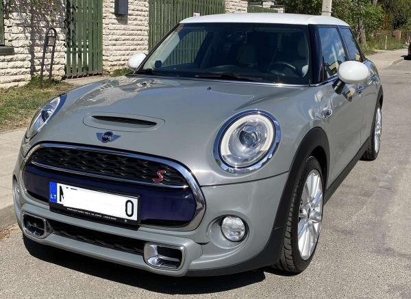 Pelēks MINI cooper-s 2014 Viļņa, ar dzinēja tilpumu 2.00 L un nobraukumu 150 tūkst. km par 7900 €, foto 1 vietnē AUTOMOTO.COM.LV