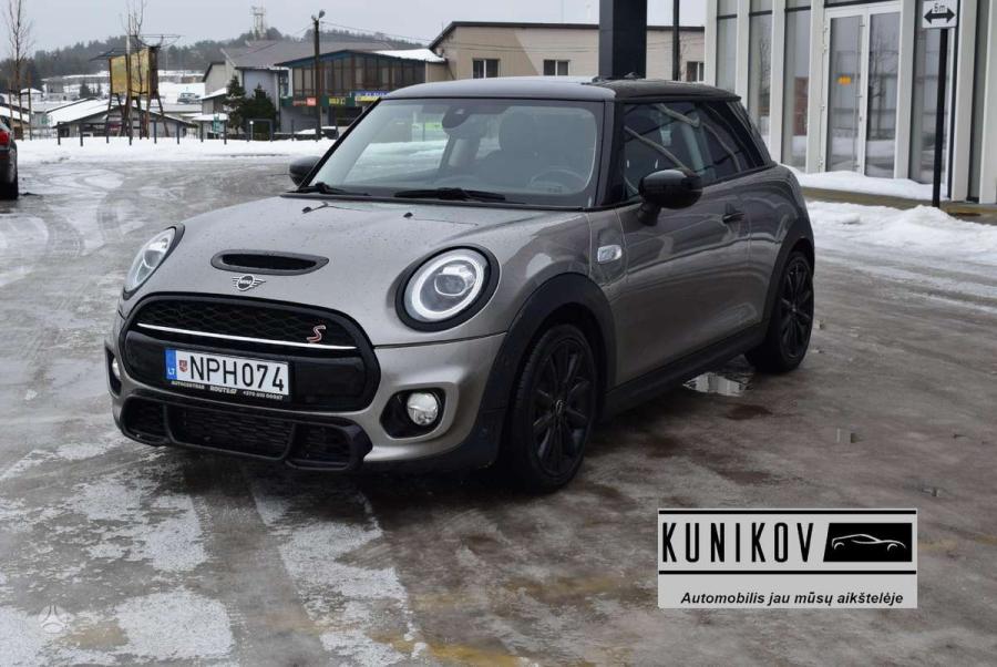 Grey MINI cooper-s 2020 in Vilnius, with an engine capacity of 2.00 L and mileage of 53 thousand km for 16700 €, photo 1 on AUTOMOTO.COM.LV