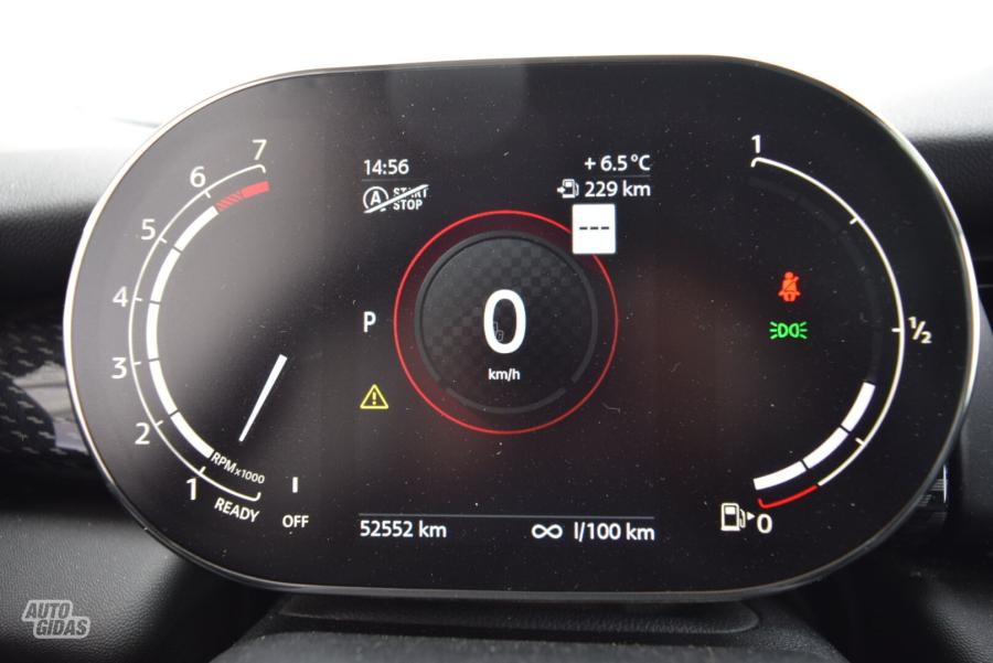 Grey MINI cooper-s 2020 in Vilnius, with an engine capacity of 2.00 L and mileage of 53 thousand km for 16700 €, photo 16 on AUTOMOTO.COM.LV