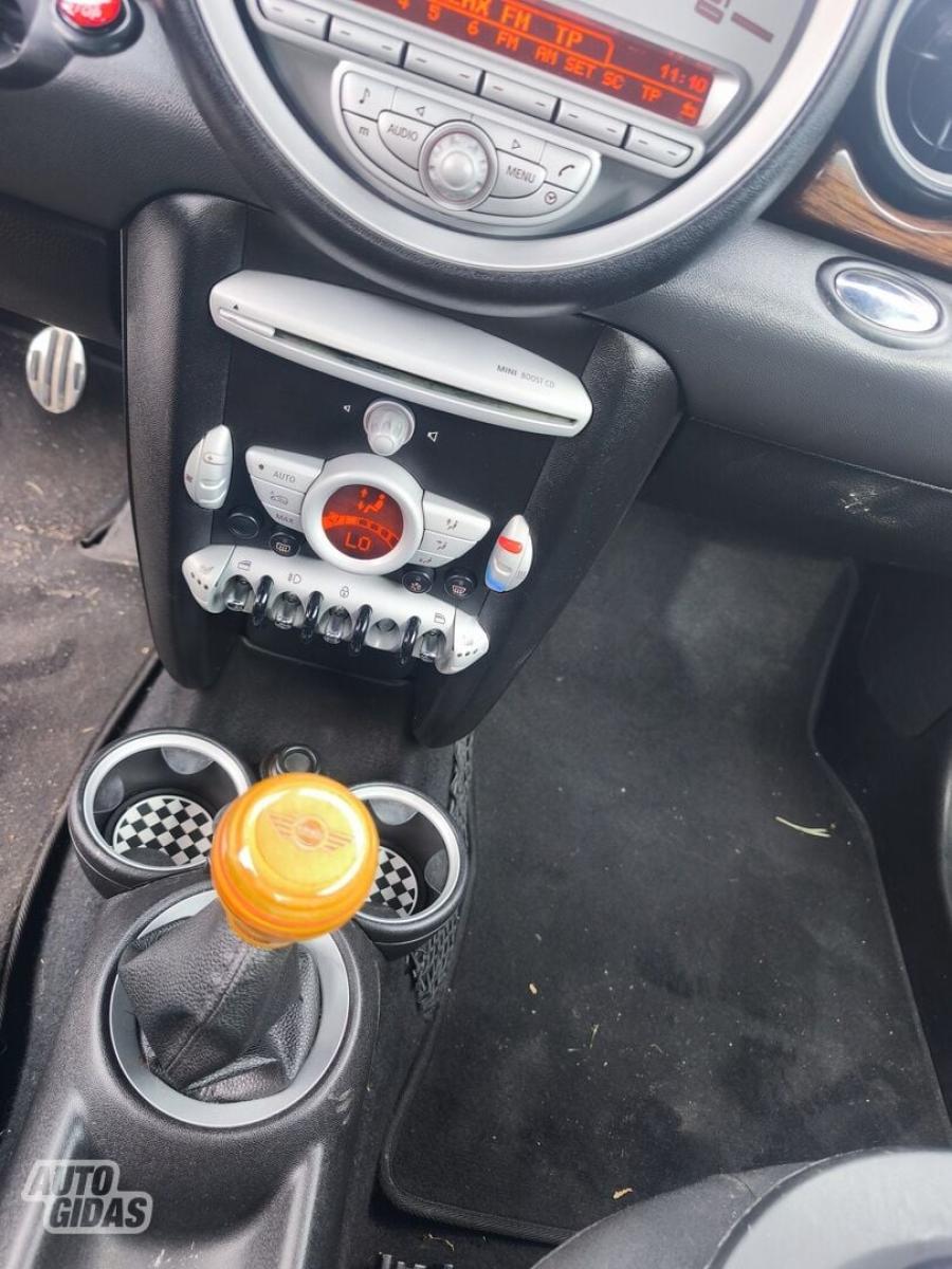 MINI cooper-s 2008 Kauņa, ar dzinēja tilpumu 1.60 L un nobraukumu 160 tūkst. km par 3000 €, foto 9 vietnē AUTOMOTO.COM.LV