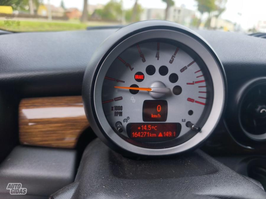 MINI cooper-s 2008 Kauņa, ar dzinēja tilpumu 1.60 L un nobraukumu 160 tūkst. km par 3000 €, foto 13 vietnē AUTOMOTO.COM.LV