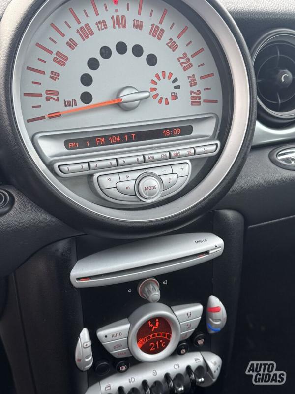 MINI cooper-s 2009 in Kaunas, with an engine capacity of 1.60 L and mileage of 124 thousand km for 3200 €, photo 10 on AUTOMOTO.COM.LV