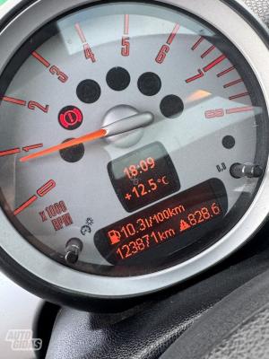 MINI cooper-s 2009 in Kaunas, with an engine capacity of 1.60 L and mileage of 124 thousand km for 3200 €, photo 12 on AUTOMOTO.COM.LV
