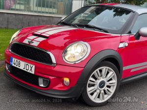 Sarkans MINI cooper-s 2012 Tallina, ar dzinēja tilpumu 1.60 L un nobraukumu 77 tūkst. km par 8950 €, foto  vietnē AUTOMOTO.COM.LV