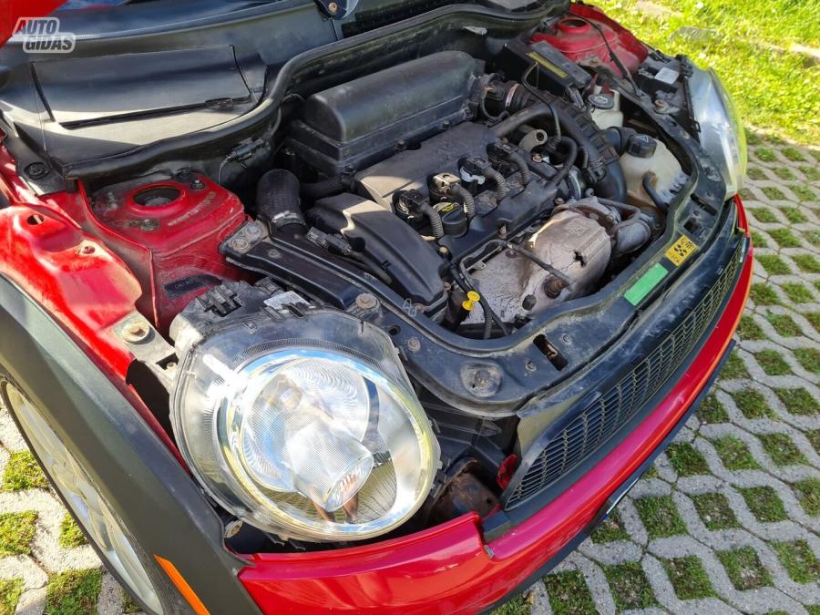 Red MINI cooper-s 2008 in Vilnius, with an engine capacity of 1.60 L and mileage of 133 thousand km for 3000 €, photo 10 on AUTOMOTO.COM.LV