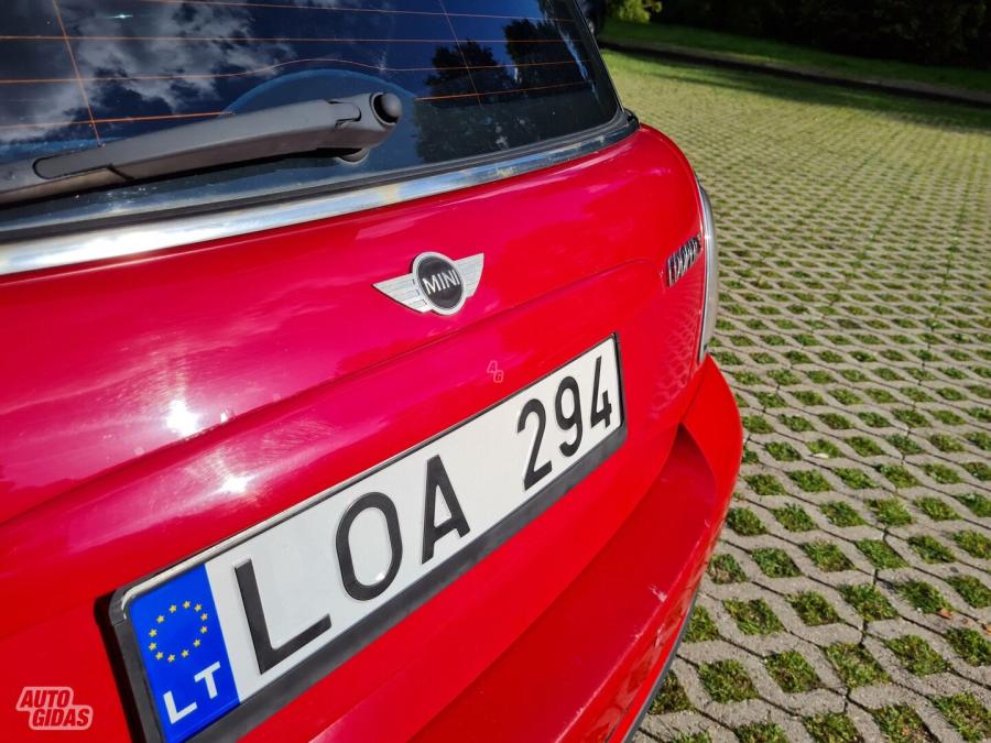 Red MINI cooper-s 2008 in Vilnius, with an engine capacity of 1.60 L and mileage of 133 thousand km for 3000 €, photo 35 on AUTOMOTO.COM.LV