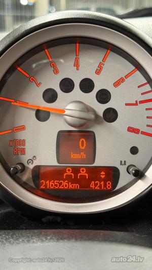 Sarkans MINI cooper-s 2009 Tallina, ar dzinēja tilpumu 1.60 L un nobraukumu 217 tūkst. km par 5990 €, foto 10 vietnē AUTOMOTO.COM.LV
