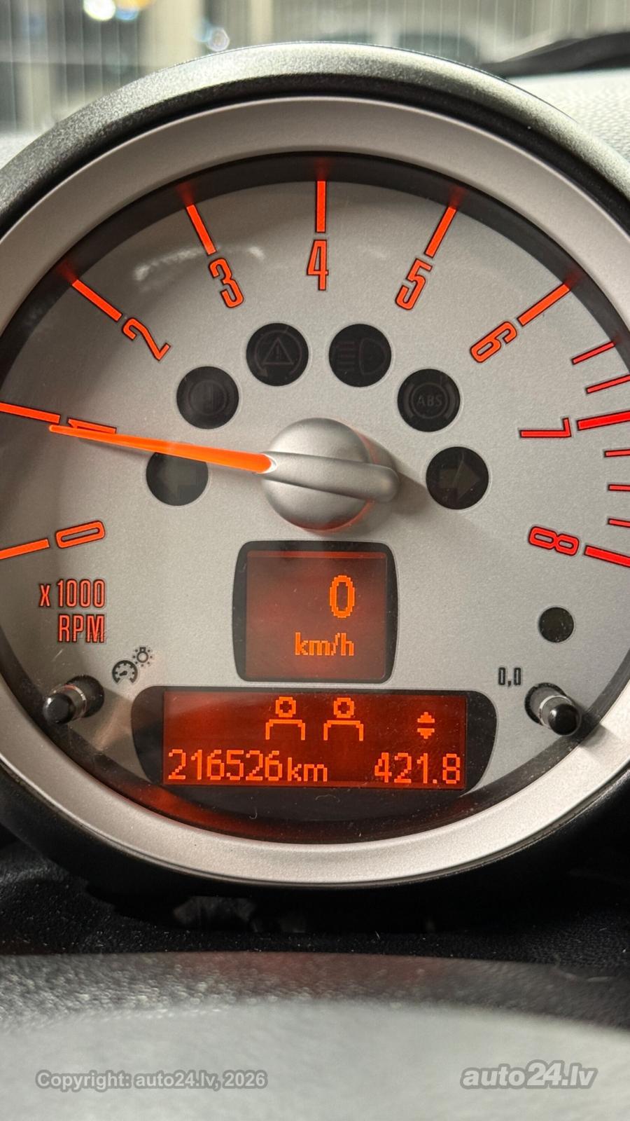 Sarkans MINI cooper-s 2009 Tallina, ar dzinēja tilpumu 1.60 L un nobraukumu 217 tūkst. km par 5990 €, foto 10 vietnē AUTOMOTO.COM.LV