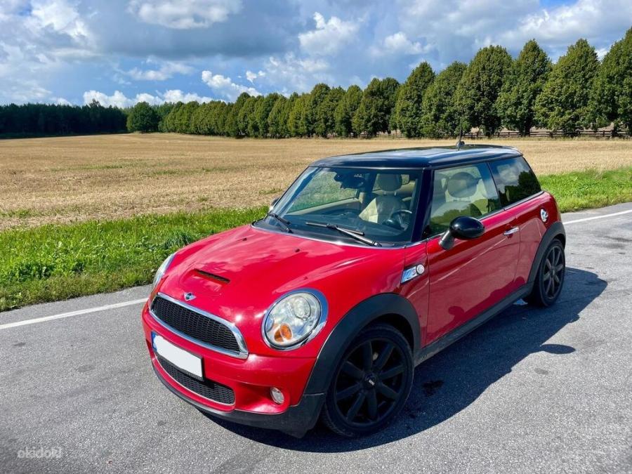 Red MINI cooper-s 2009 in Viljandi, with an engine capacity of 1.60 L and mileage of 119 thousand km for 7700 €, photo 15 on AUTOMOTO.COM.LV