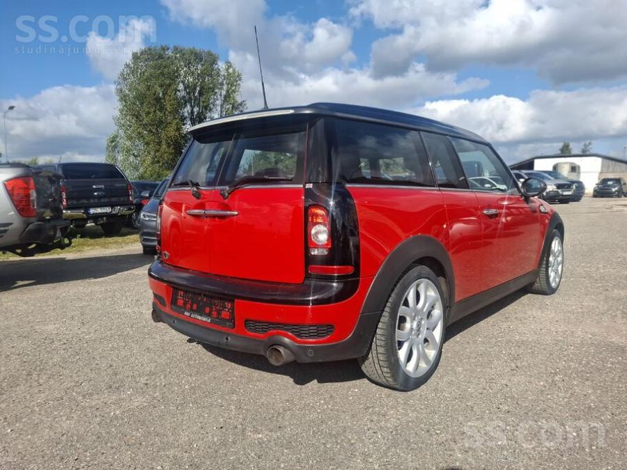 Red MINI cooper-s 2010 in Talsi, with an engine capacity of 1.60 L and mileage of 177 thousand km for 5800 €, photo 5 on AUTOMOTO.COM.LV