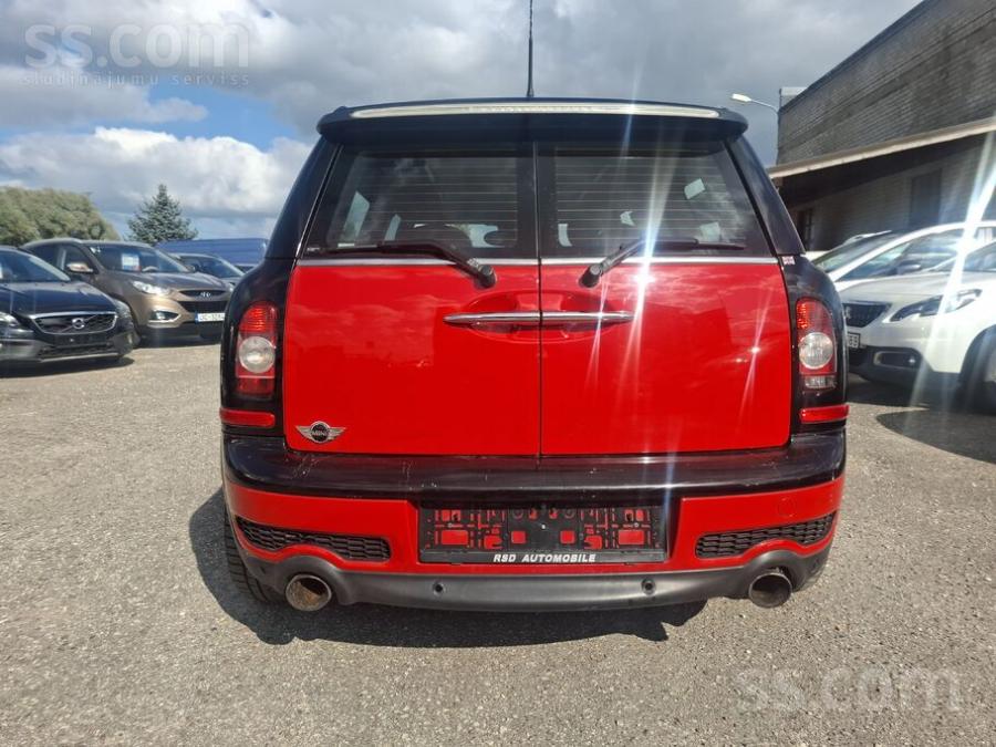 Red MINI cooper-s 2010 in Talsi, with an engine capacity of 1.60 L and mileage of 177 thousand km for 5800 €, photo 7 on AUTOMOTO.COM.LV