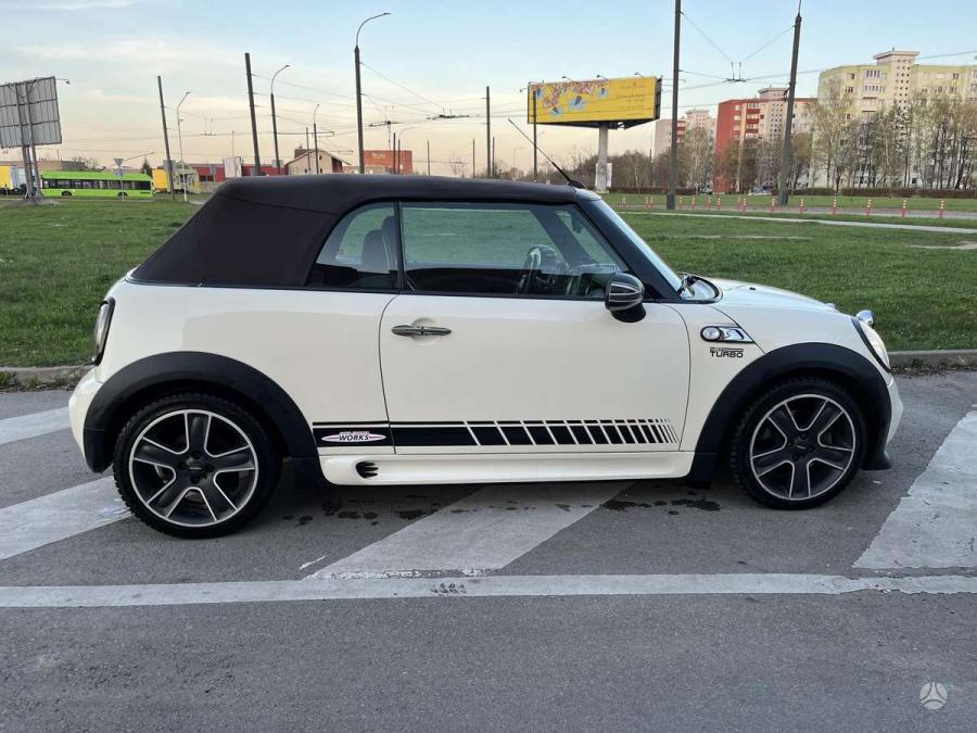 Balts MINI cooper-s 2010 Kauņa, ar dzinēja tilpumu 1.60 L un nobraukumu 113 tūkst. km par 5900 €, foto 6 vietnē AUTOMOTO.COM.LV