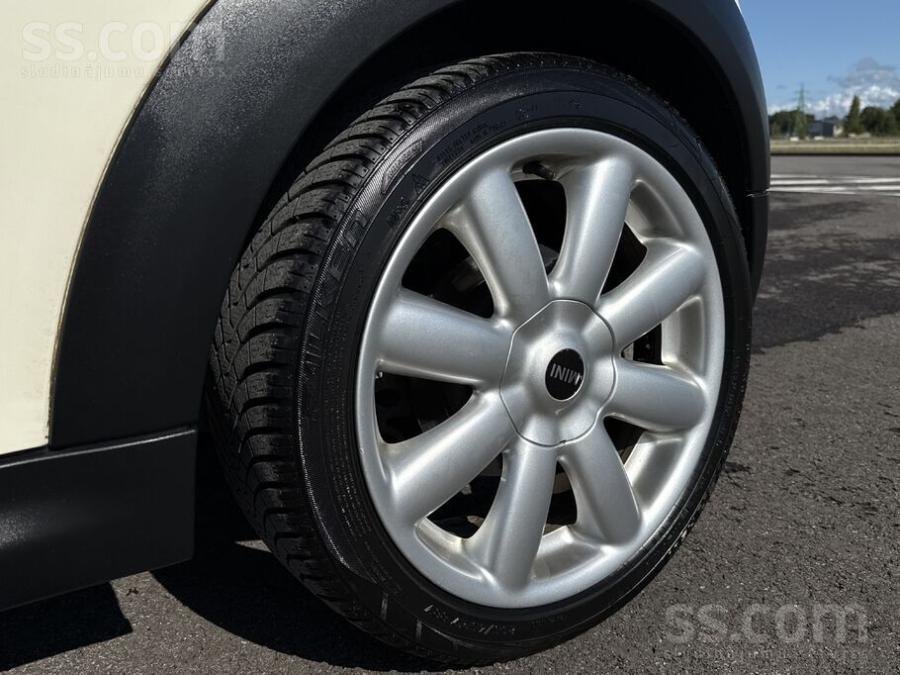 White MINI cooper-s 2008 in Liepaja, with an engine capacity of 1.60 L and mileage of 185 thousand km for 5600 €, photo 10 on AUTOMOTO.COM.LV
