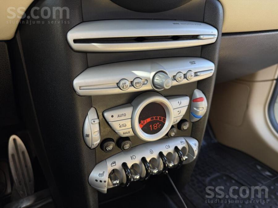 White MINI cooper-s 2008 in Liepaja, with an engine capacity of 1.60 L and mileage of 185 thousand km for 5600 €, photo 25 on AUTOMOTO.COM.LV