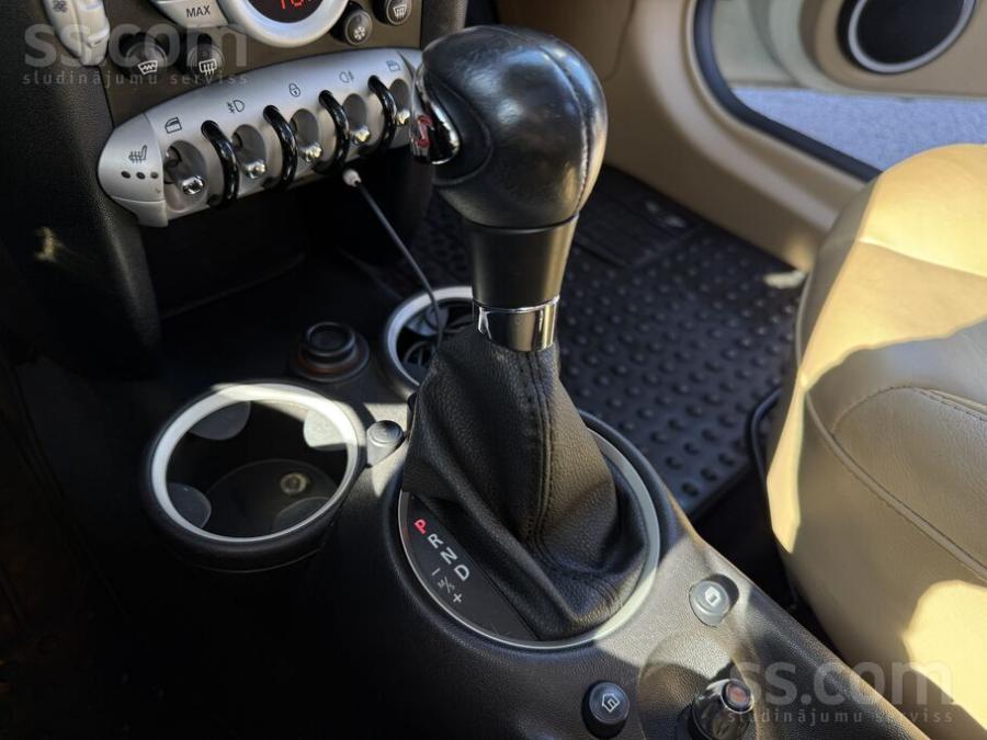 White MINI cooper-s 2008 in Liepaja, with an engine capacity of 1.60 L and mileage of 185 thousand km for 5600 €, photo 26 on AUTOMOTO.COM.LV