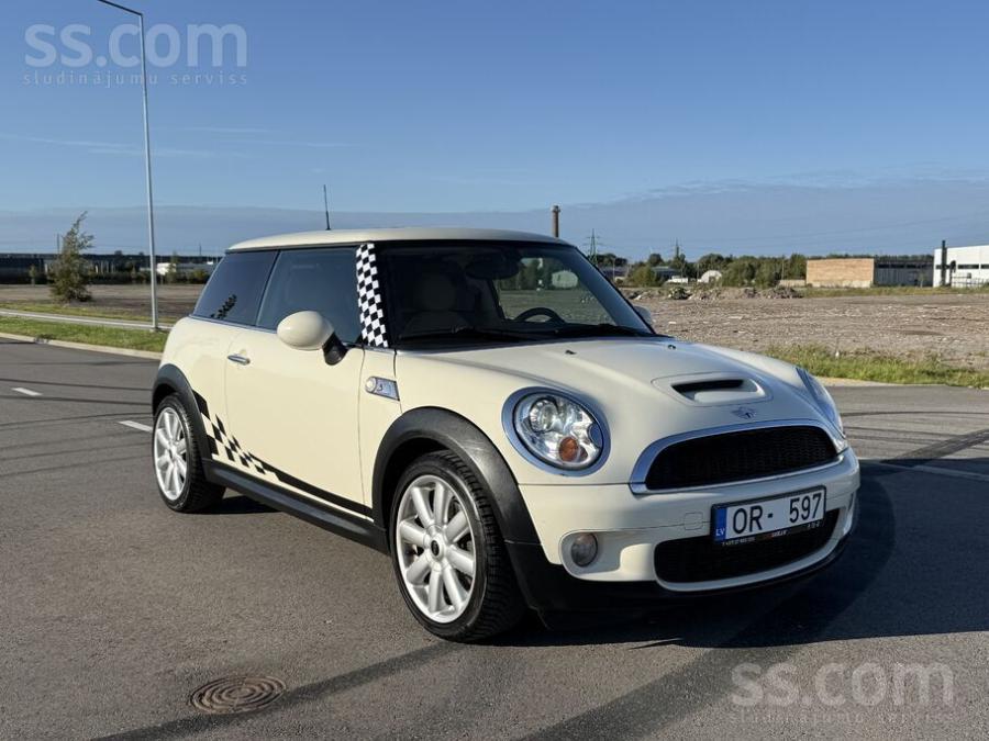 Balts MINI cooper-s 2008 Liepāja, ar dzinēja tilpumu 1.60 L un nobraukumu 185 tūkst. km par 4950 €, foto 1 vietnē AUTOMOTO.COM.LV