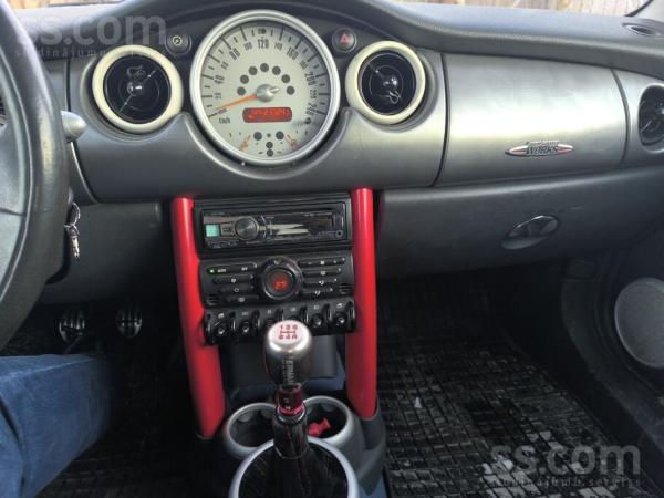 Balts MINI cooper-s 2003 Rīga, ar dzinēja tilpumu 1.60 L un nobraukumu 217 tūkst. km par 2000 €, foto 7 vietnē AUTOMOTO.COM.LV