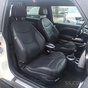 White MINI cooper-s 2005 in Daugavpils, with an engine capacity of 1.60 L and mileage of 0 thousand km for 4950 €, photo 17 on AUTOMOTO.COM.LV