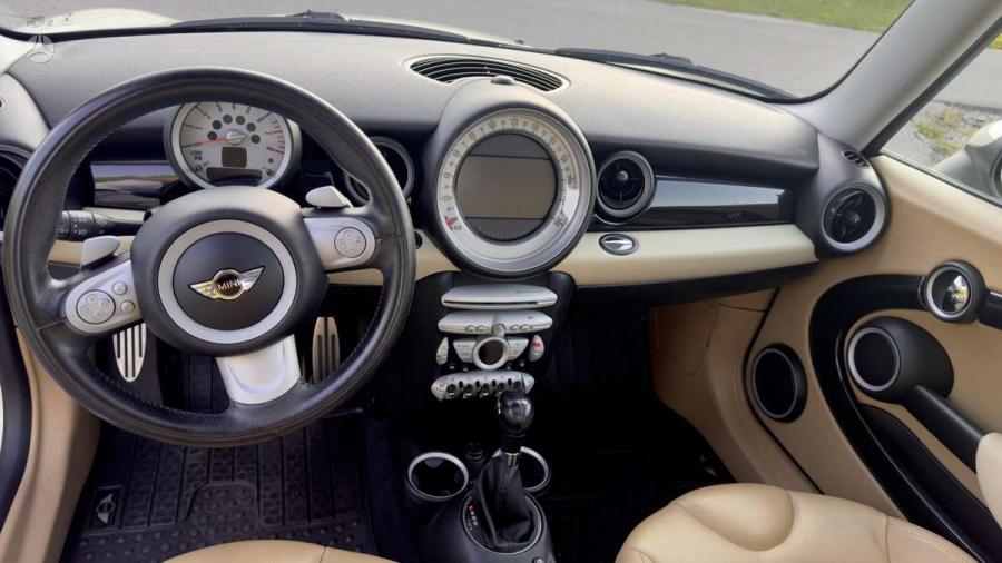 Balts MINI cooper-s 2008 Viļņa, ar dzinēja tilpumu 1.60 L un nobraukumu 185 tūkst. km par 3500 €, foto 11 vietnē AUTOMOTO.COM.LV