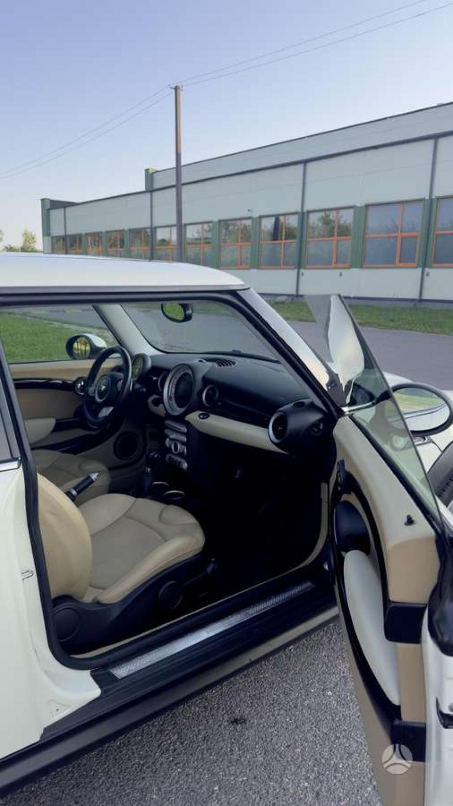 Balts MINI cooper-s 2008 Viļņa, ar dzinēja tilpumu 1.60 L un nobraukumu 185 tūkst. km par 3500 €, foto 12 vietnē AUTOMOTO.COM.LV