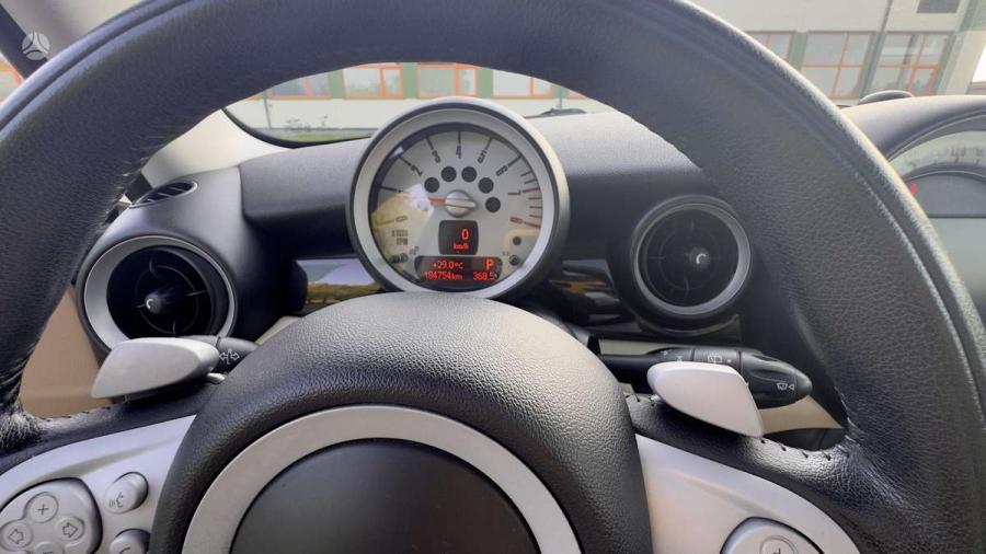 Balts MINI cooper-s 2008 Viļņa, ar dzinēja tilpumu 1.60 L un nobraukumu 185 tūkst. km par 3500 €, foto 15 vietnē AUTOMOTO.COM.LV