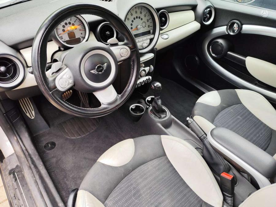 Balts MINI cooper-s 2010 Viļņa, ar dzinēja tilpumu 1.60 L un nobraukumu 133 tūkst. km par 6990 €, foto 21 vietnē AUTOMOTO.COM.LV