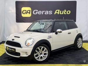 Balts MINI cooper-s 2010 Viļņa, ar dzinēja tilpumu 1.60 L un nobraukumu 68 tūkst. km par 6999 €, foto  vietnē AUTOMOTO.COM.LV