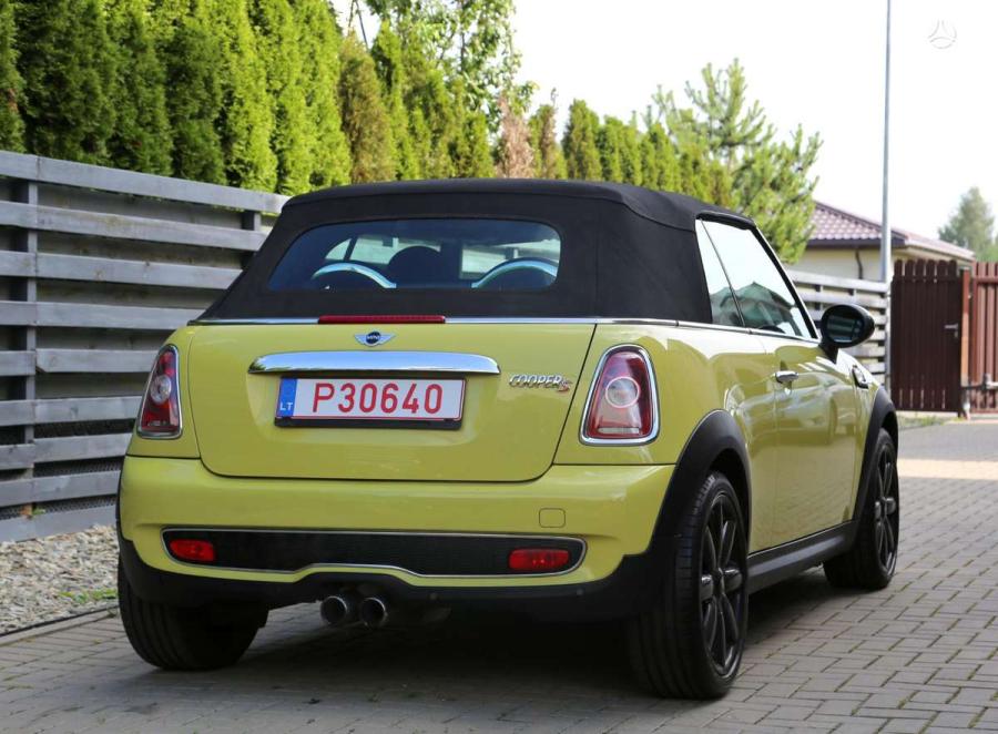 Dzeltens MINI cooper-s 2009 Viļņa, ar dzinēja tilpumu 1.60 L un nobraukumu 127 tūkst. km par 4999 €, foto 15 vietnē AUTOMOTO.COM.LV