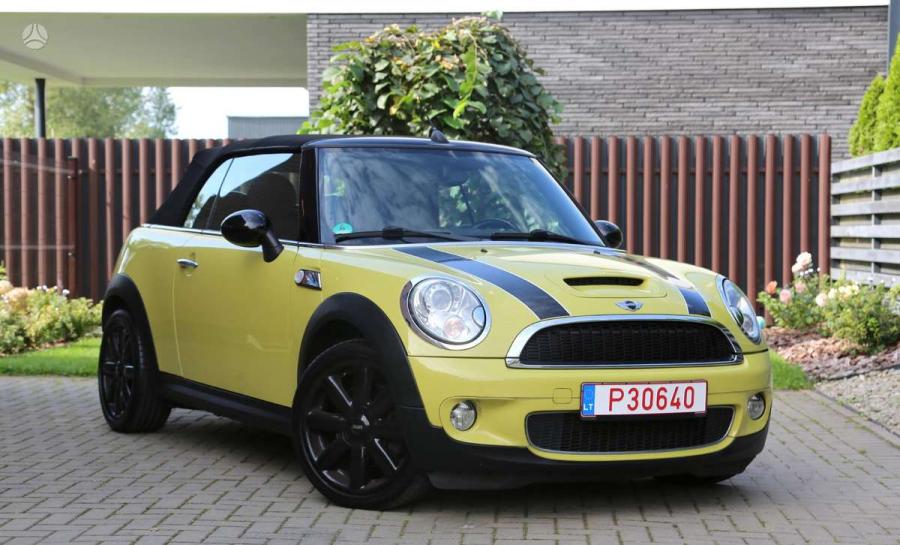 Dzeltens MINI cooper-s 2009 Viļņa, ar dzinēja tilpumu 1.60 L un nobraukumu 127 tūkst. km par 4999 €, foto 17 vietnē AUTOMOTO.COM.LV