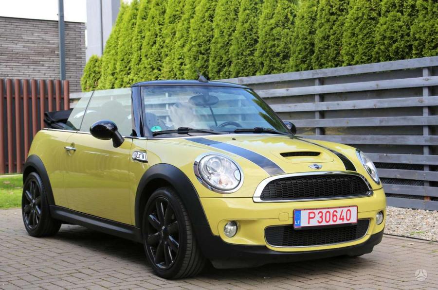 Dzeltens MINI cooper-s 2009 Viļņa, ar dzinēja tilpumu 1.60 L un nobraukumu 127 tūkst. km par 4999 €, foto 19 vietnē AUTOMOTO.COM.LV