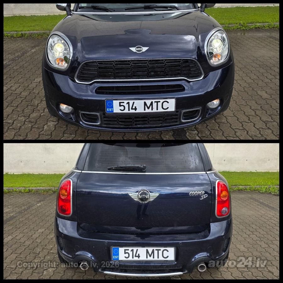 Blue MINI Cooper SD 2014 in Viljandi, with an engine capacity of 2.00 L and mileage of 226 thousand km for 8499 €, photo 13 on AUTOMOTO.COM.LV