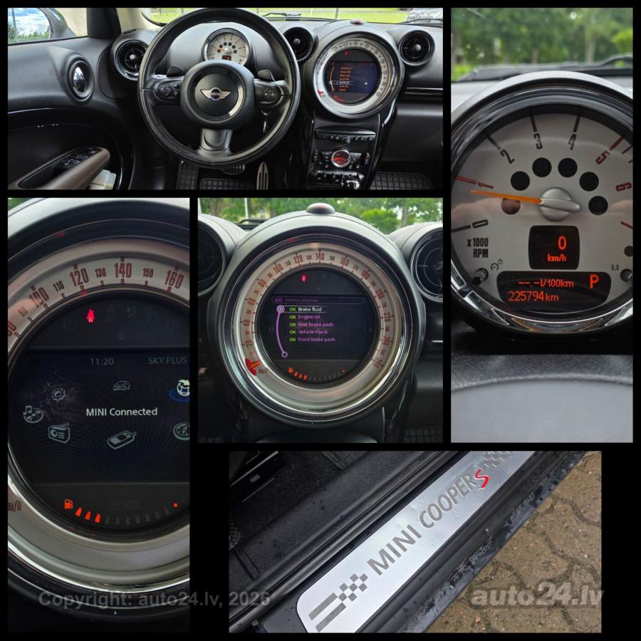 Blue MINI Cooper SD 2014 in Viljandi, with an engine capacity of 2.00 L and mileage of 226 thousand km for 8499 €, photo 23 on AUTOMOTO.COM.LV