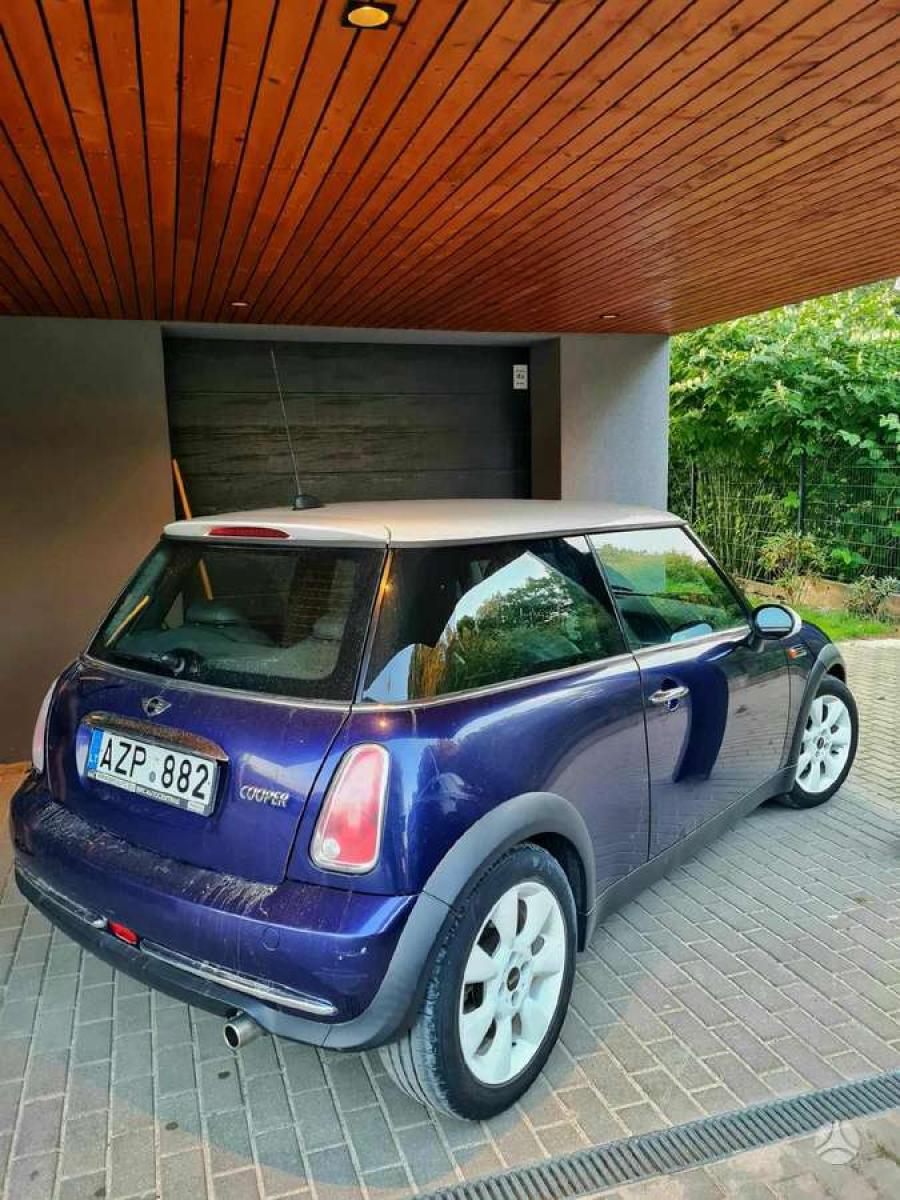 Violet MINI Cooper 2005 in Vilnius, with an engine capacity of 1.60 L and mileage of 143 thousand km for 550 €, photo 8 on AUTOMOTO.COM.LV