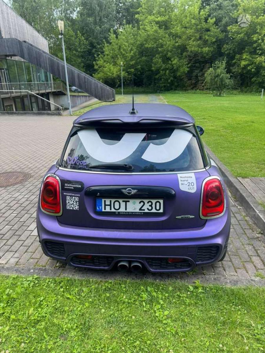 Violet MINI Cooper 2015 in Vilnius, with an engine capacity of 2.00 L and mileage of 250 thousand km for 12500 €, photo 4 on AUTOMOTO.COM.LV
