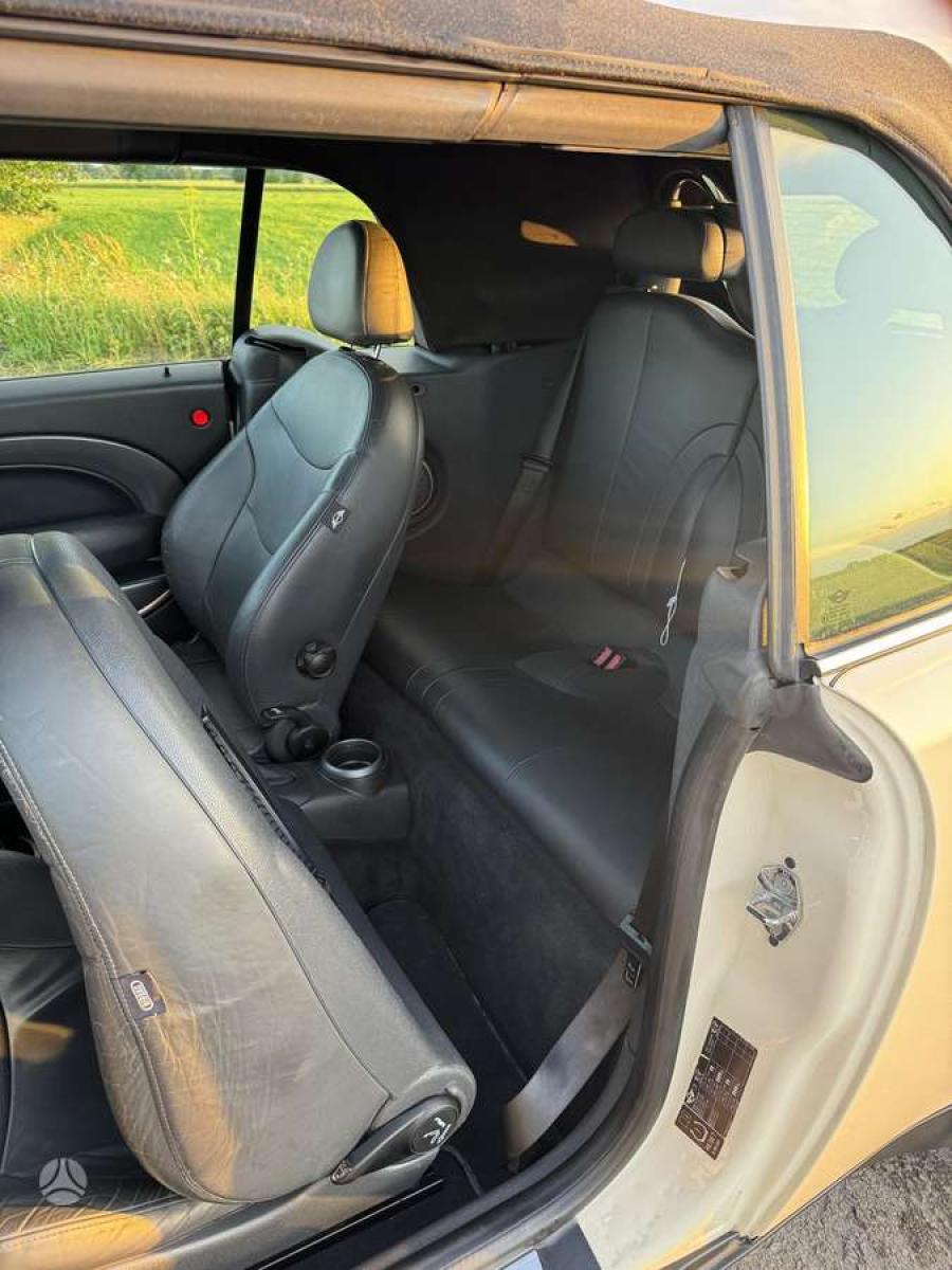 Balts MINI Cooper 2007 Radviliškis, ar dzinēja tilpumu 1.60 L un nobraukumu 101 tūkst. km par 3900 €, foto 15 vietnē AUTOMOTO.COM.LV