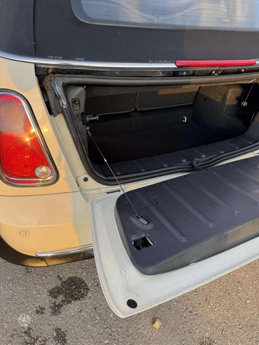 Balts MINI Cooper 2007 Radviliškis, ar dzinēja tilpumu 1.60 L un nobraukumu 101 tūkst. km par 3900 €, foto 16 vietnē AUTOMOTO.COM.LV