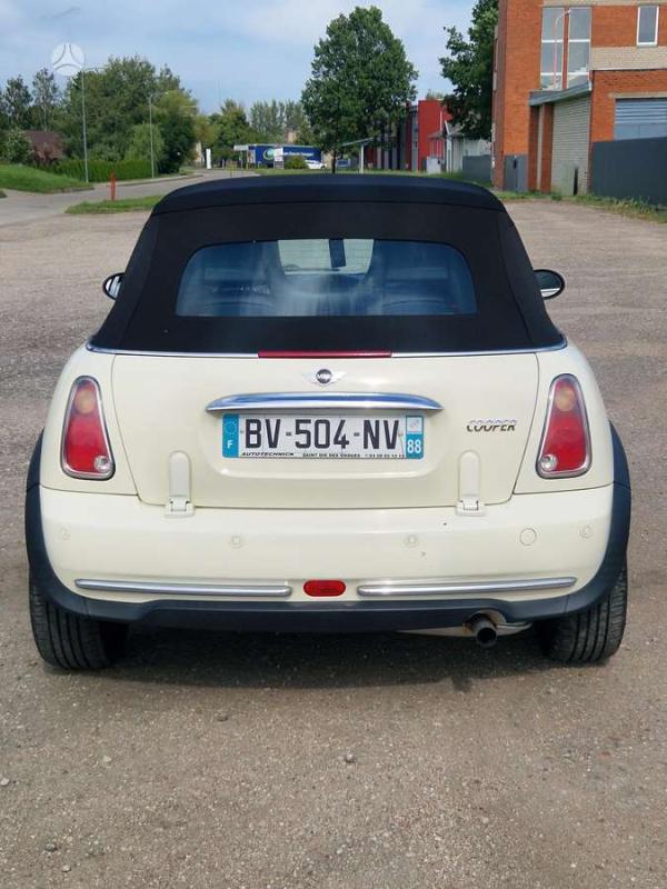 Balts MINI Cooper 2008 Kėdainiai, ar dzinēja tilpumu 1.60 L un nobraukumu 153 tūkst. km par 4900 €, foto 7 vietnē AUTOMOTO.COM.LV