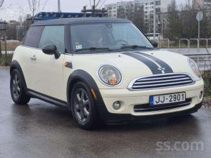 Balts MINI Cooper 2008 Rīga, ar dzinēja tilpumu 1.60 L un nobraukumu 187 tūkst. km par 2590 €, foto  vietnē AUTOMOTO.COM.LV