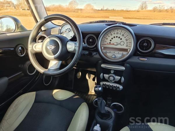 Balts MINI Cooper 2008 Saldus, ar dzinēja tilpumu 1.60 L un nobraukumu 206 tūkst. km par 2500 €, foto 7 vietnē AUTOMOTO.COM.LV
