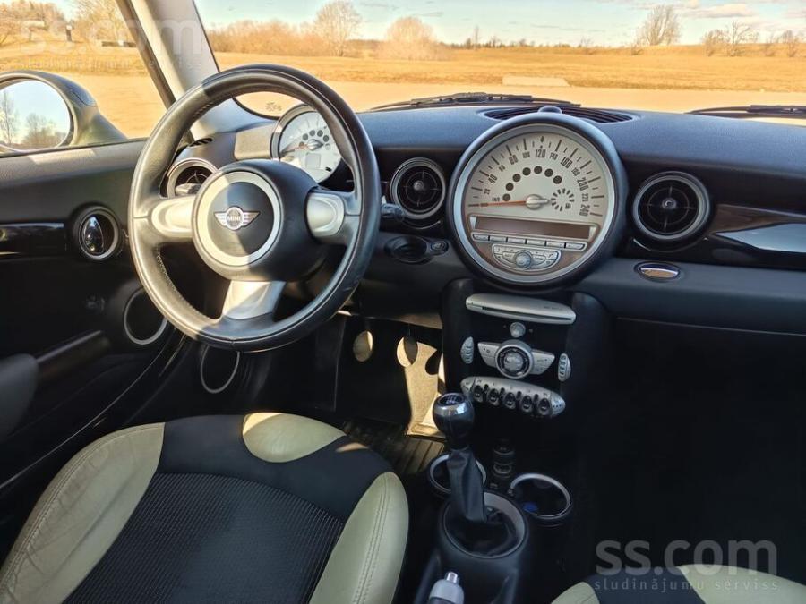 Balts MINI Cooper 2008 Saldus, ar dzinēja tilpumu 1.60 L un nobraukumu 206 tūkst. km par 2500 €, foto 8 vietnē AUTOMOTO.COM.LV