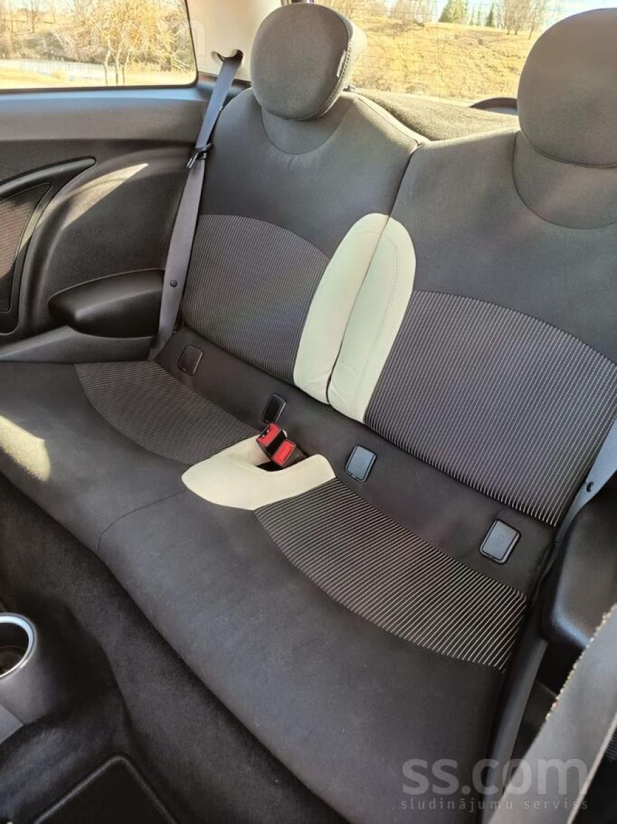 Balts MINI Cooper 2008 Saldus, ar dzinēja tilpumu 1.60 L un nobraukumu 206 tūkst. km par 2500 €, foto 10 vietnē AUTOMOTO.COM.LV
