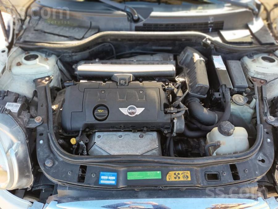 Balts MINI Cooper 2008 Saldus, ar dzinēja tilpumu 1.60 L un nobraukumu 206 tūkst. km par 2500 €, foto 14 vietnē AUTOMOTO.COM.LV