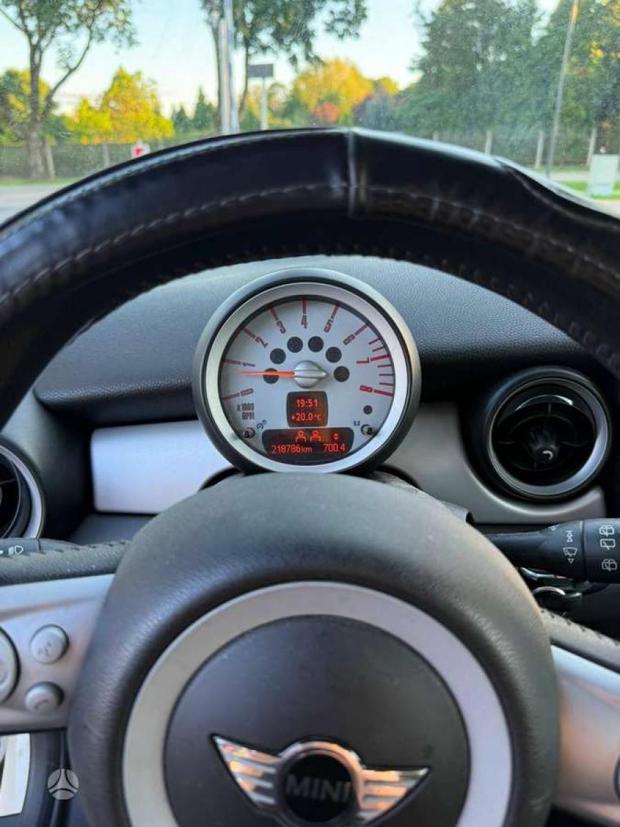 Balts MINI Cooper 2008 Kauņa, ar dzinēja tilpumu 1.60 L un nobraukumu 219 tūkst. km par 2200 €, foto 12 vietnē AUTOMOTO.COM.LV