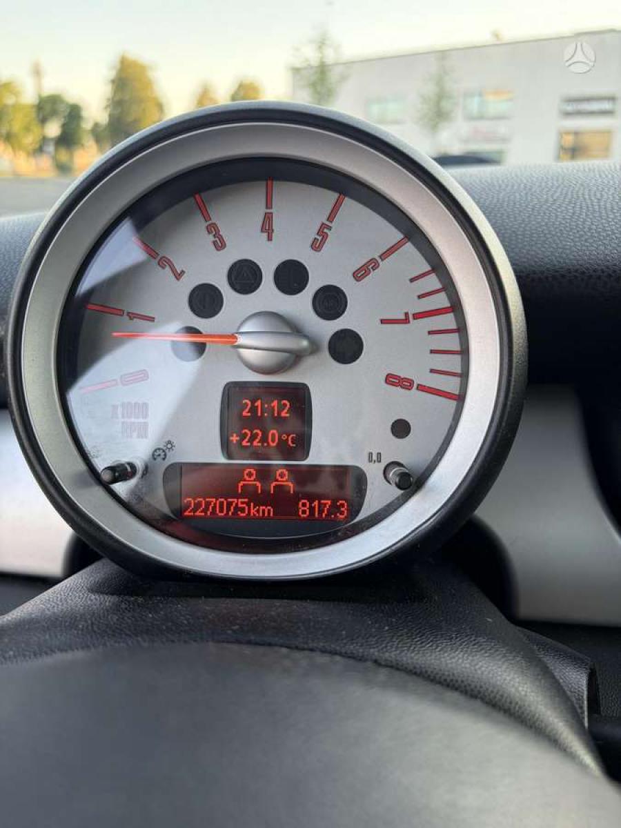 Balts MINI Cooper 2010 Kauņa, ar dzinēja tilpumu 1.60 L un nobraukumu 227 tūkst. km par 3700 €, foto 13 vietnē AUTOMOTO.COM.LV